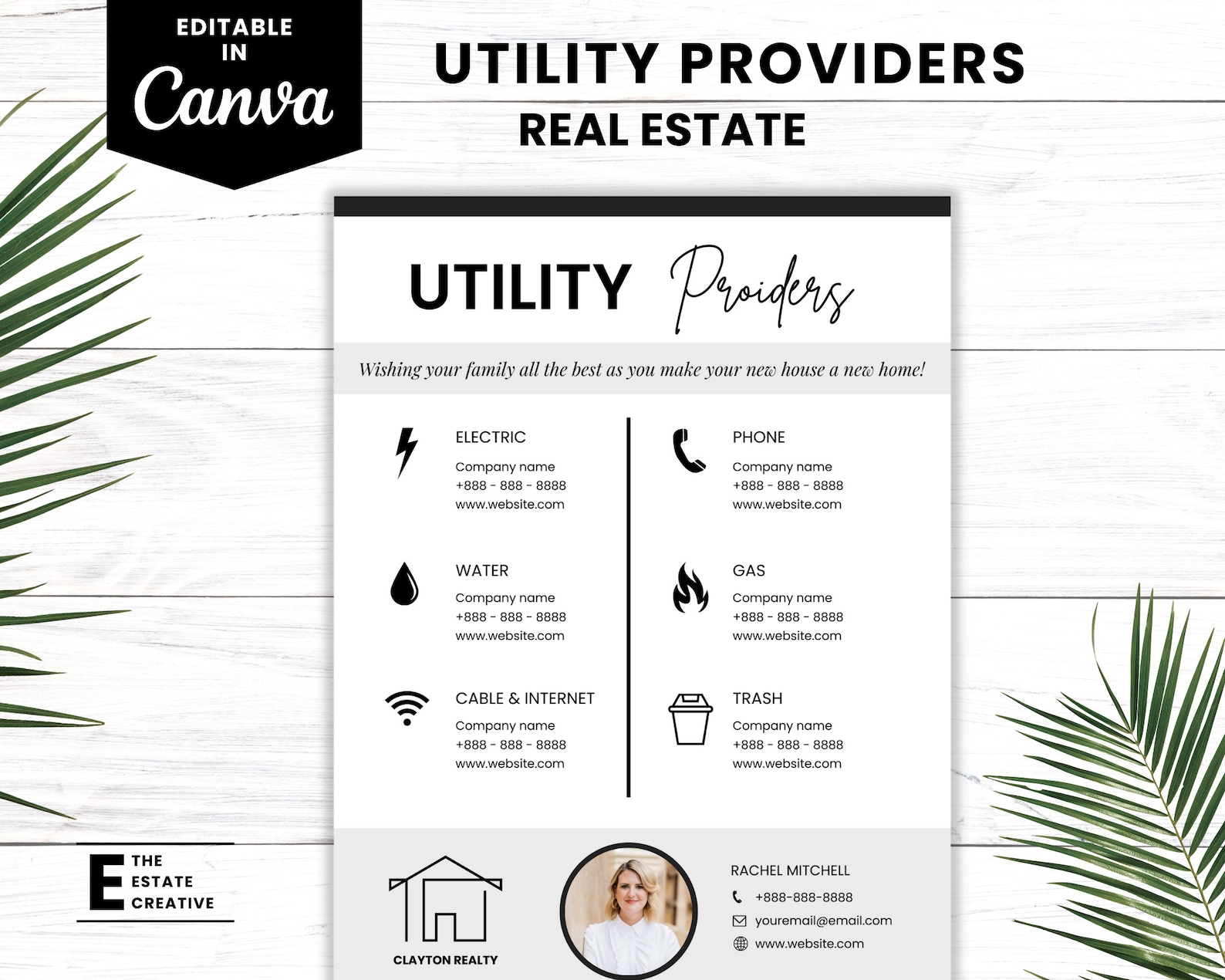 Real Estate Templates Utility | Utility Provider Template, Real Estate ...