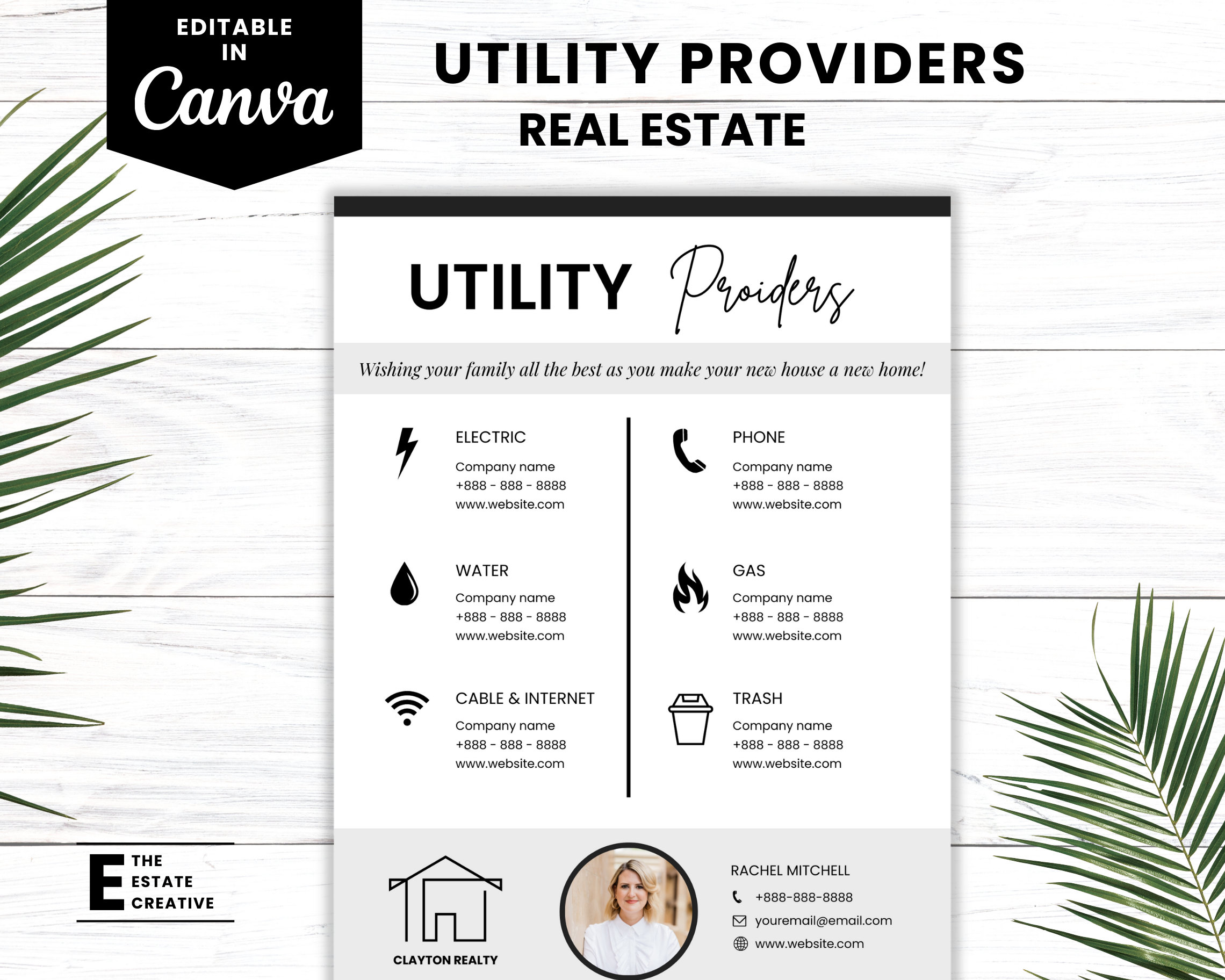 Real Estate Templates Utility | Utility Provider Template, Real Estate ...