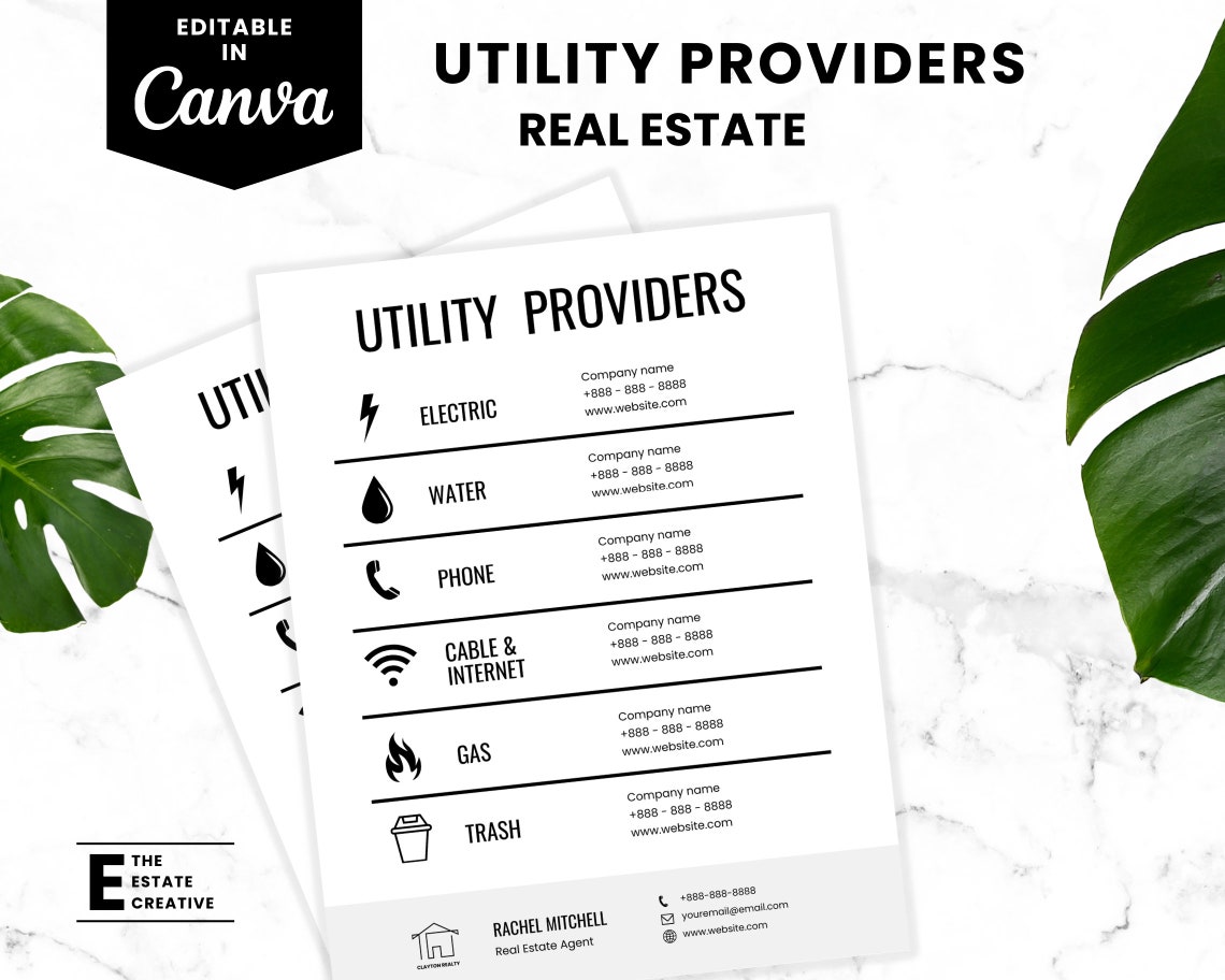 Real Estate Templates Utility | Utility Providers Template, Real Estate ...