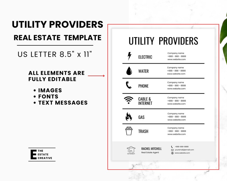 Real Estate Templates Utility | Utility Providers Template, Real Estate ...