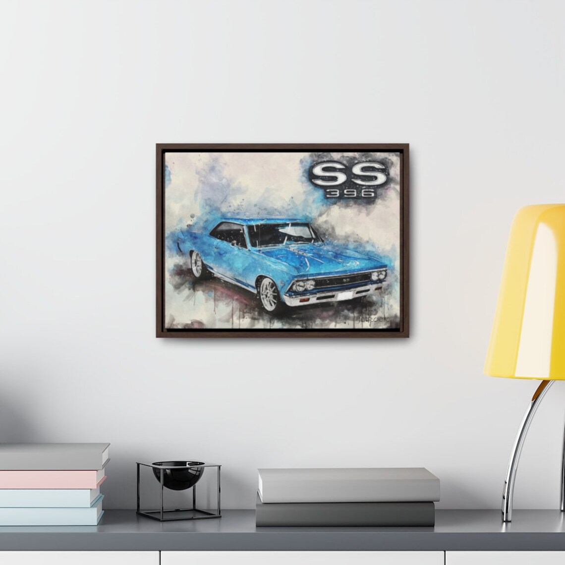 1966 Chevy Chevelle SS396 Premium Gallery Wrap Canvas - Etsy