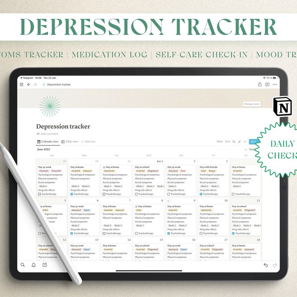 Symptom Tracker - Etsy