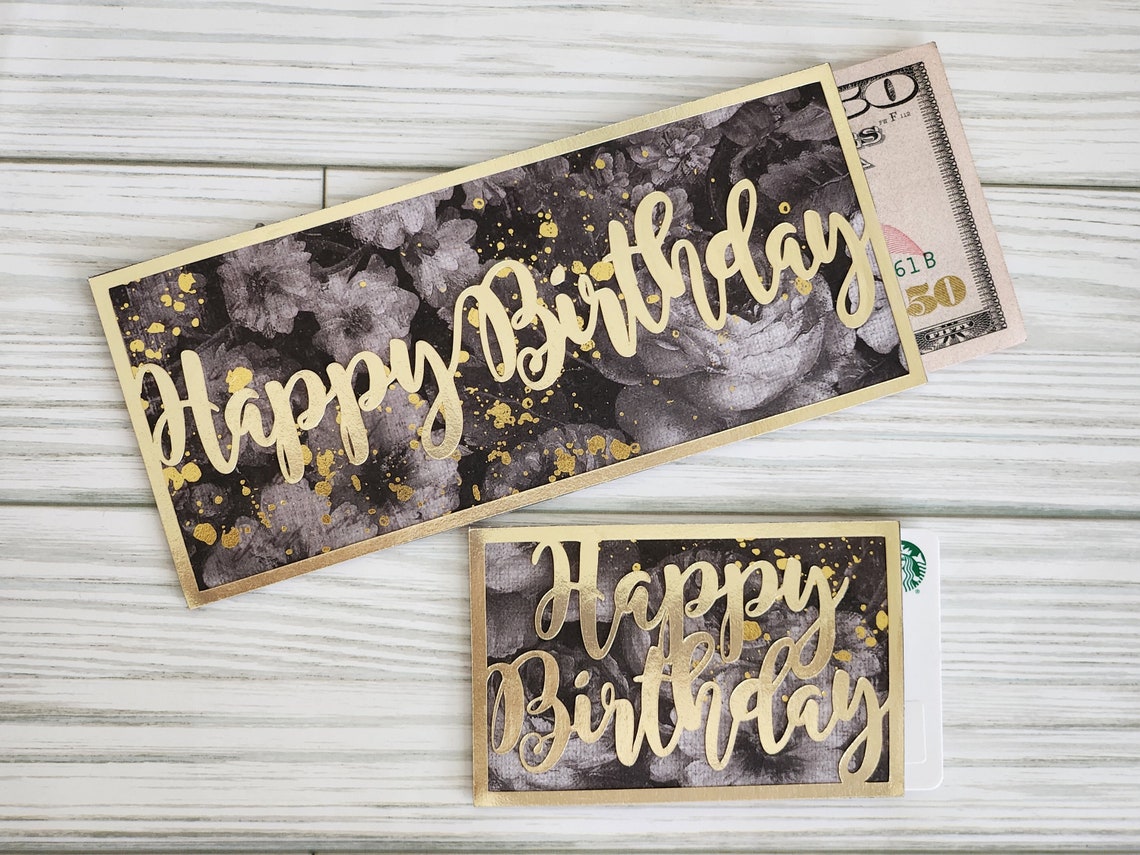 Envelope Template Money Cash Svg Gift Card Holder Happy - Etsy