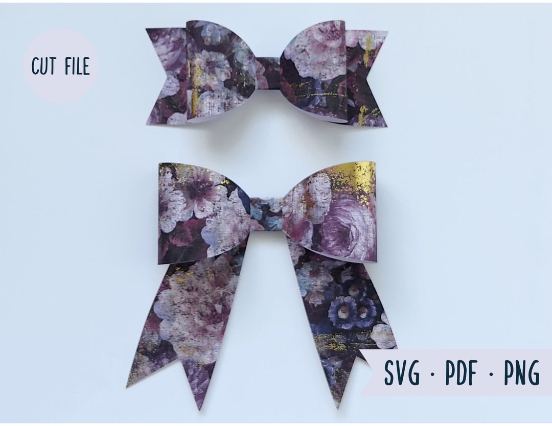 3D Paper Bow Svg Bundle Cut File Pattern Template Christmas - Etsy