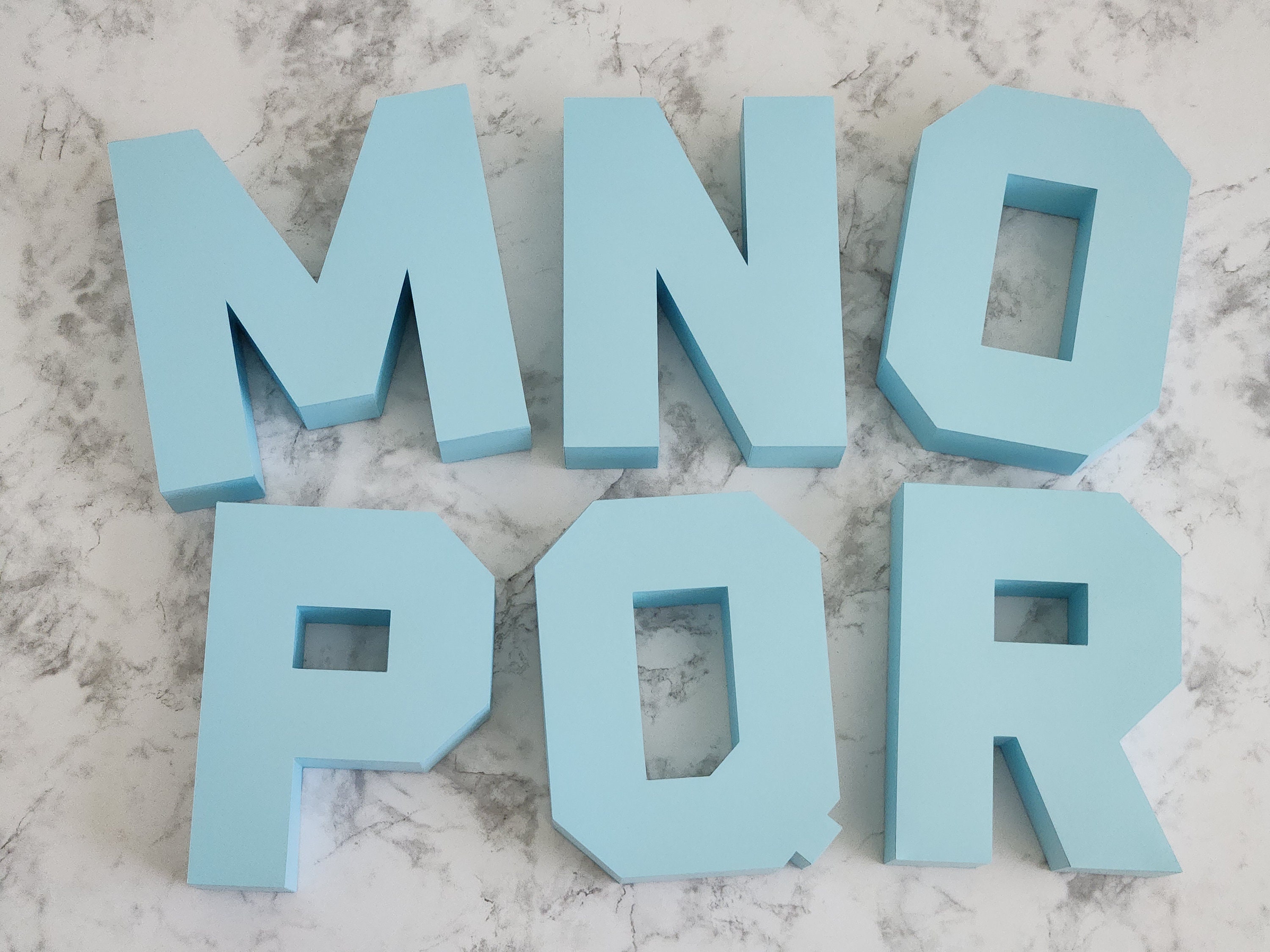 DIY 3D Letters SVG Bundle - Alphabet Template for Crafting and ...