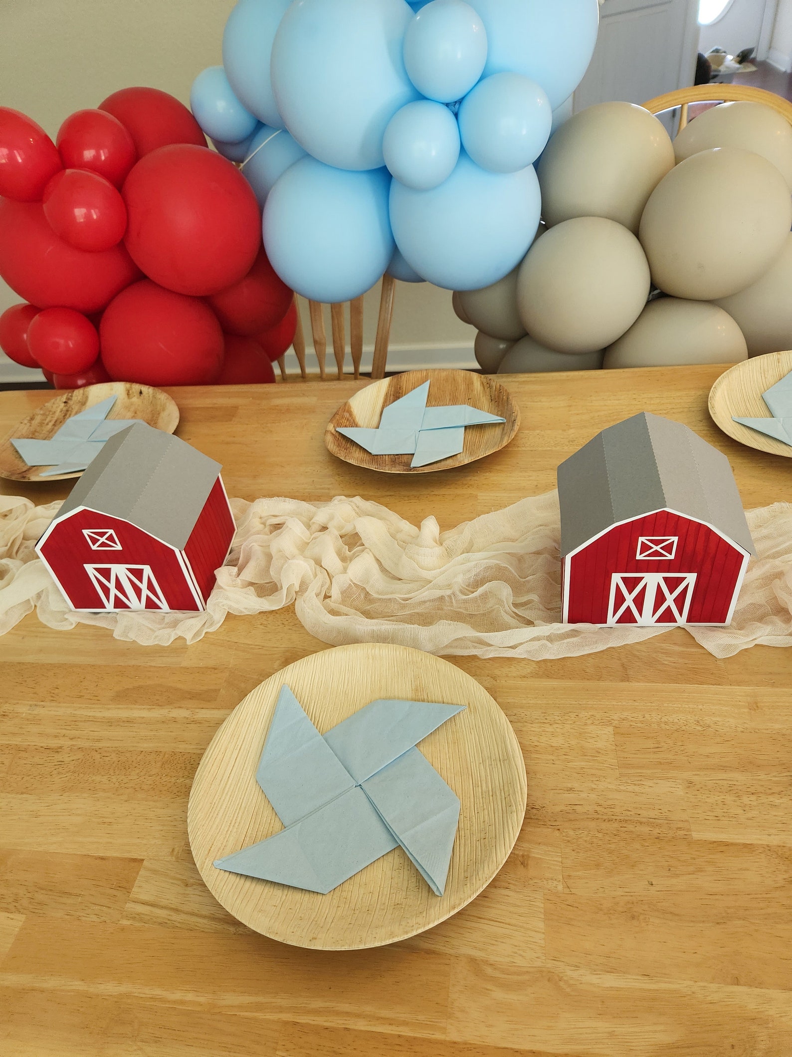 3D Paper Barn Svg Cut File Template Pattern Centerpiece - Etsy