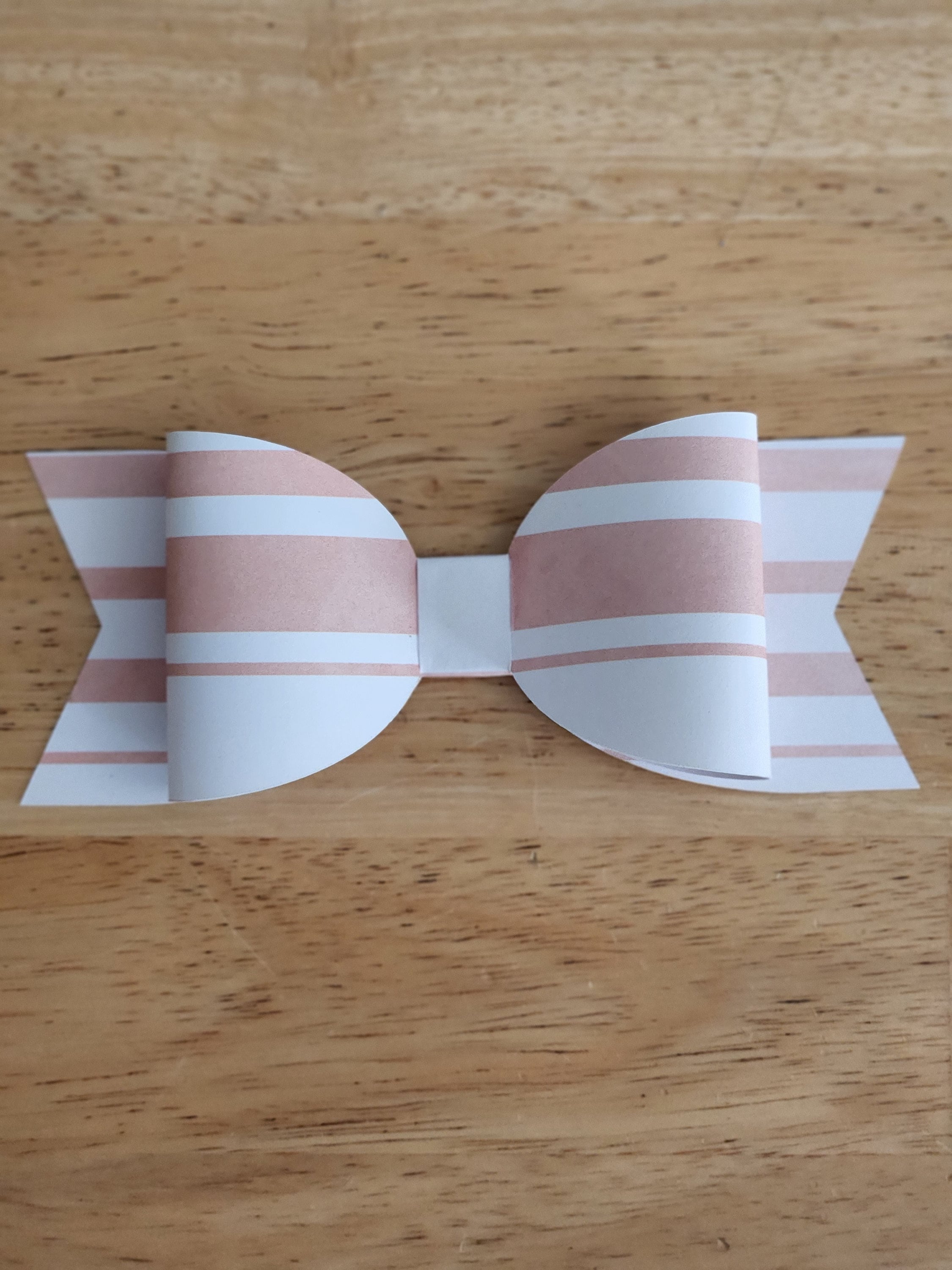 3D Paper Bow SVG Cut File Template Pattern Digital - Etsy Australia