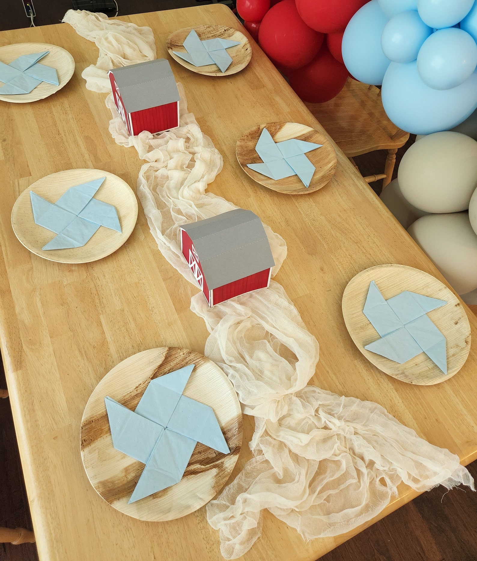 3D Paper Barn Svg Cut File Template Pattern Centerpiece - Etsy