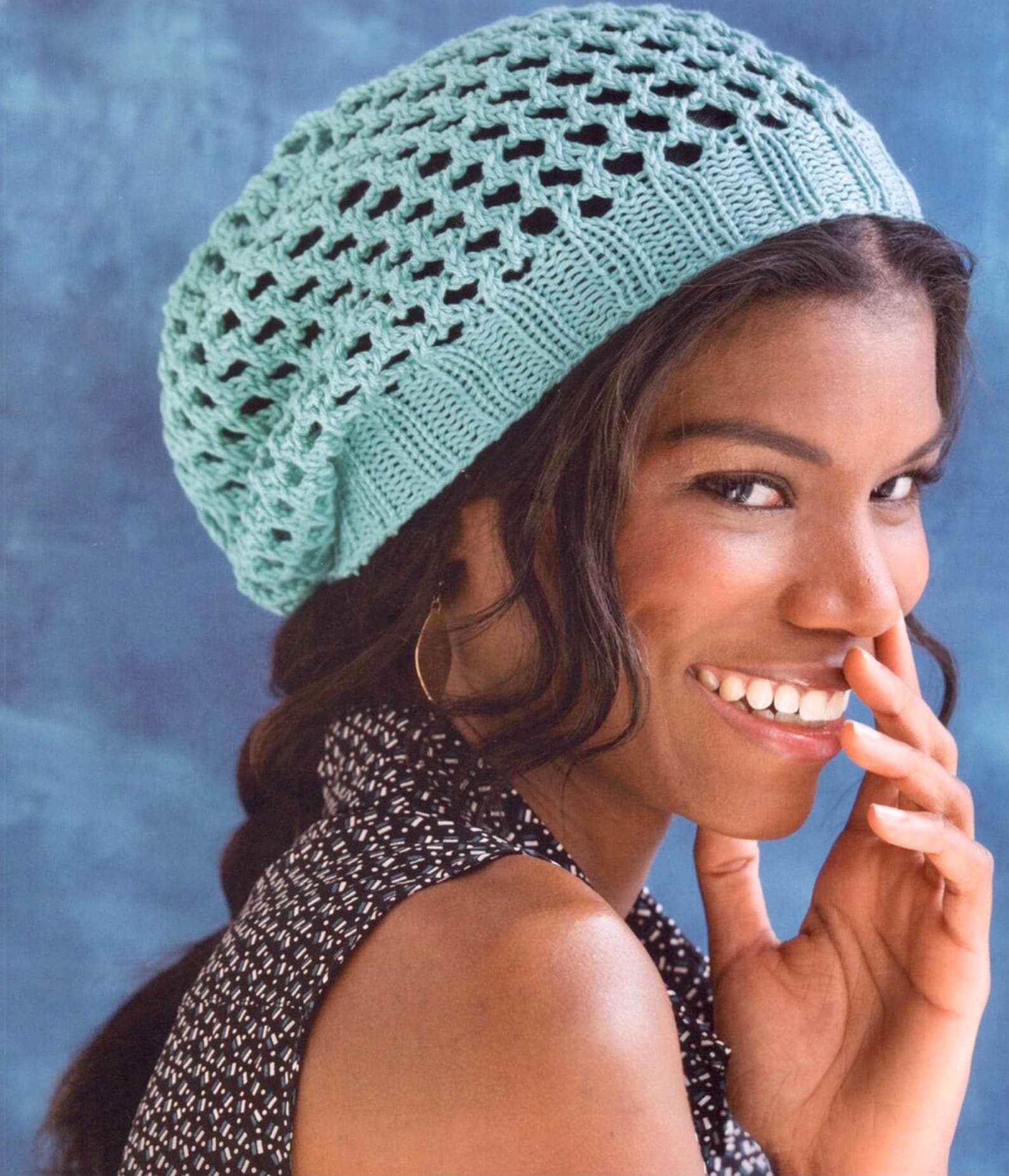 Lace Hat KNITTING PATTERN, Easy Knit, Summer Hat - Etsy