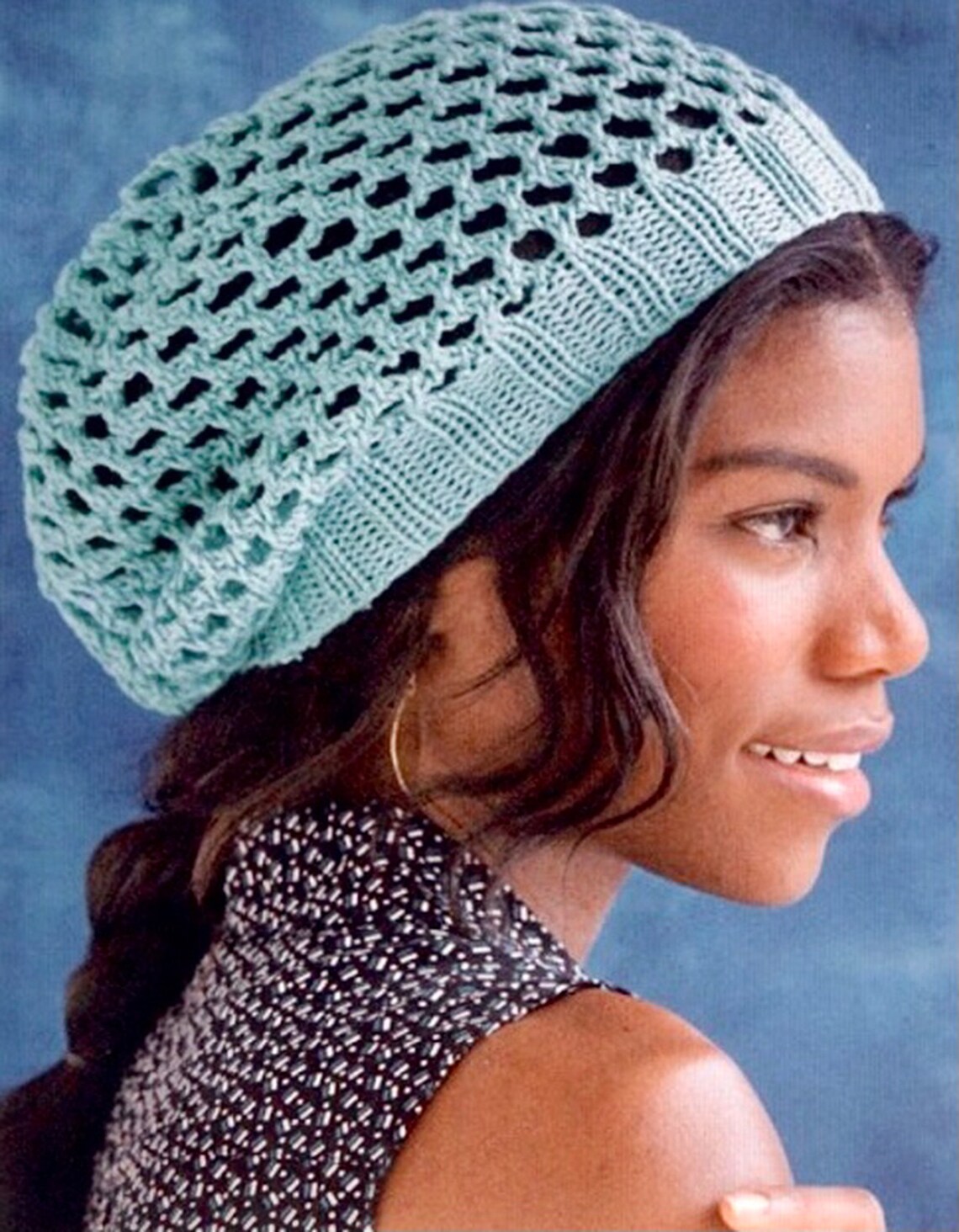 Lace Hat KNITTING PATTERN, Easy Knit, Summer Hat - Etsy