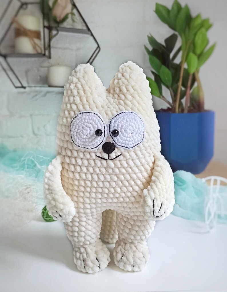 Crochet Plush Cat Pattern Amigurumi Cat Pattern Easy Cat - Etsy