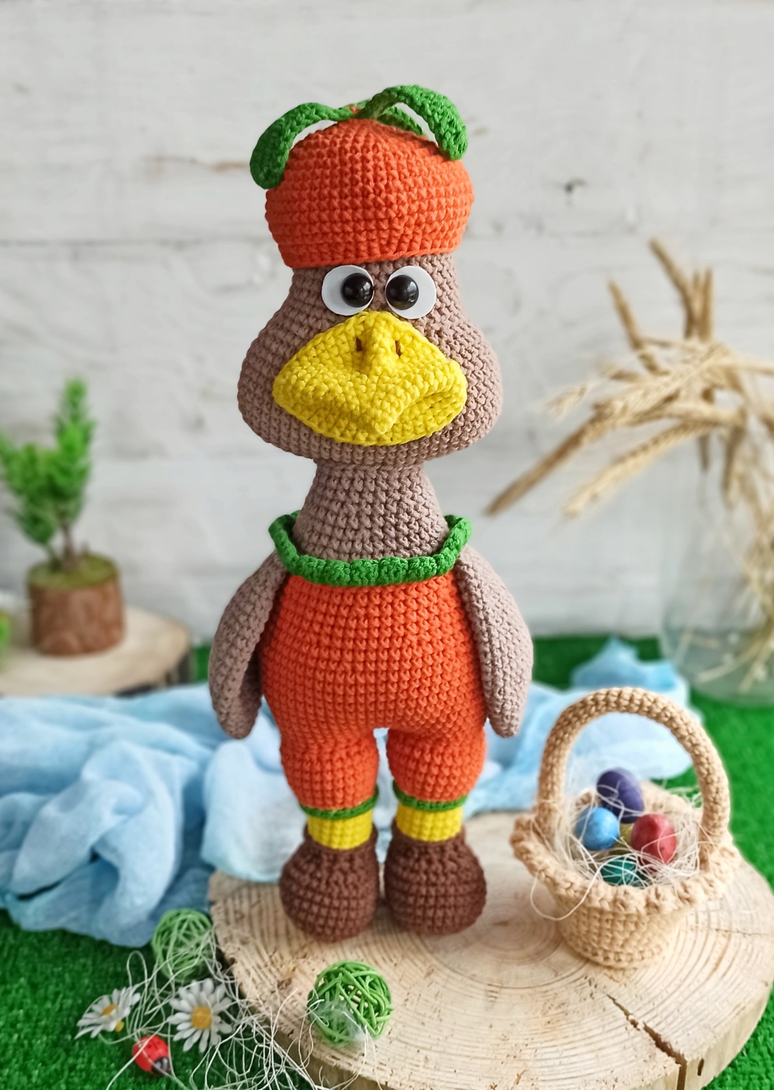 Easter Her Crochet Pattern Her Plush Toy Easter Chick Toy - Etsy