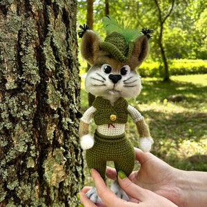 Crochet Pattern Lynx Robin Amigurumi Lynx Crochet PDF Pattern English ...