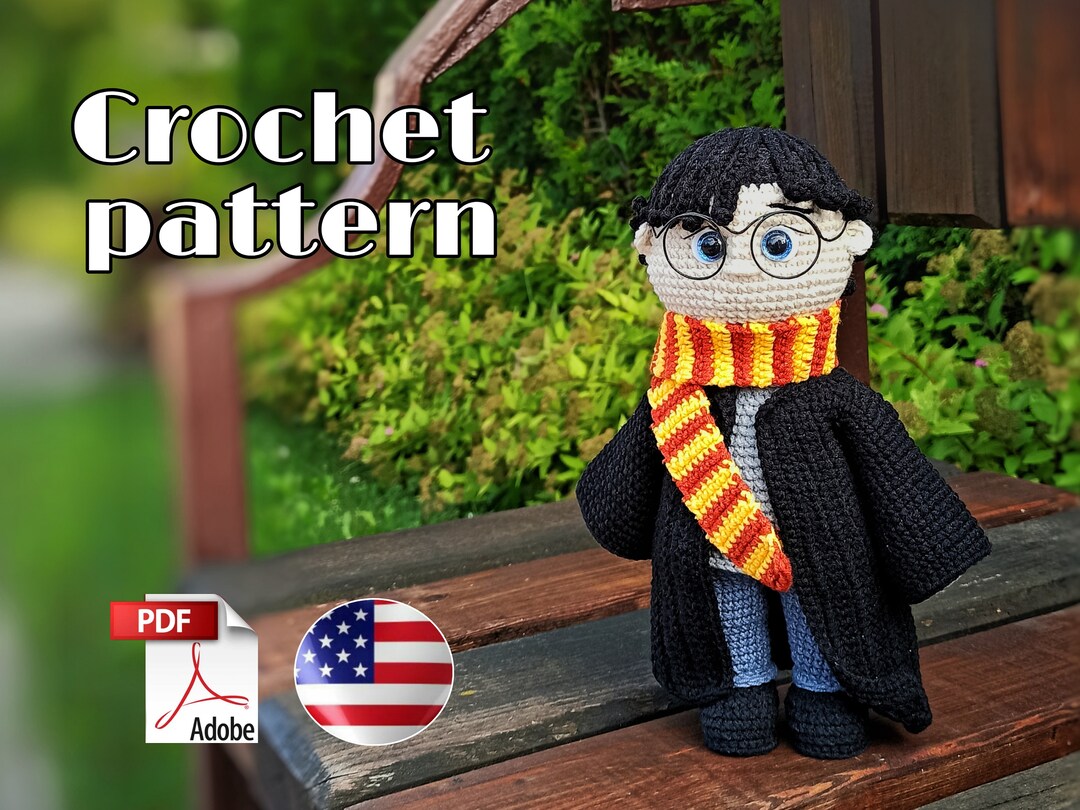 Crochet Pattern Boy Magician, Crochet Wizard Pattern, English Pattern ...