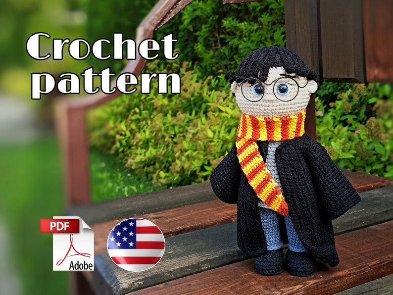 Crochet Pattern Boy Magician Crochet Wizard Pattern English - Etsy