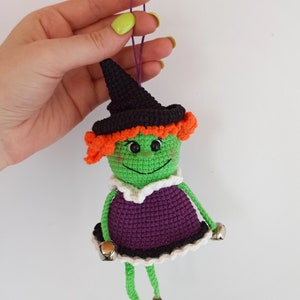 CROCHET PATTERN Witch, Witch Rattles, Door Decoration, Halloween ...