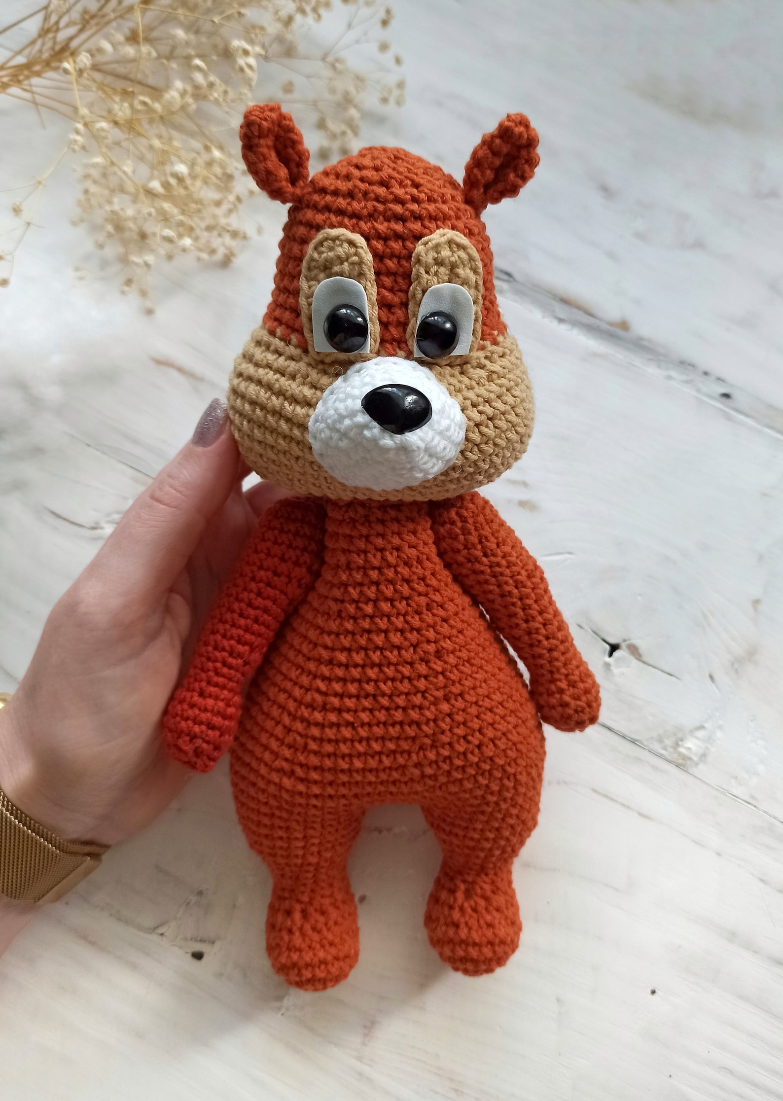Crochet Chipmunks Patterns, English PDF - Etsy