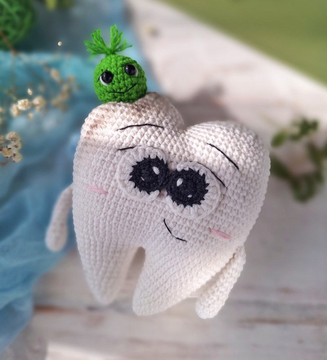 Crochet Toy Pattern Bad Tooth, Halloween Gift, Crochet Pattern ...