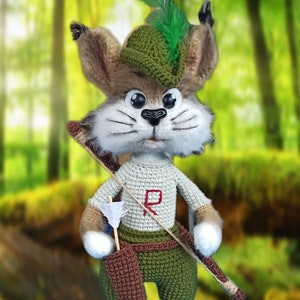 Crochet Pattern Lynx Robin Amigurumi Lynx Crochet PDF Pattern - Etsy