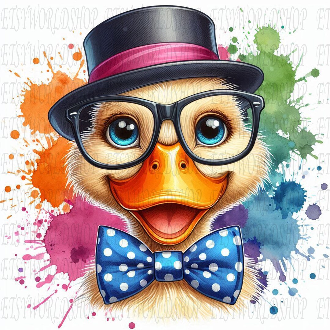 Duck Clipart,funny Bird Clipart,png Cute Duckling Comics Crazy Nursery ...