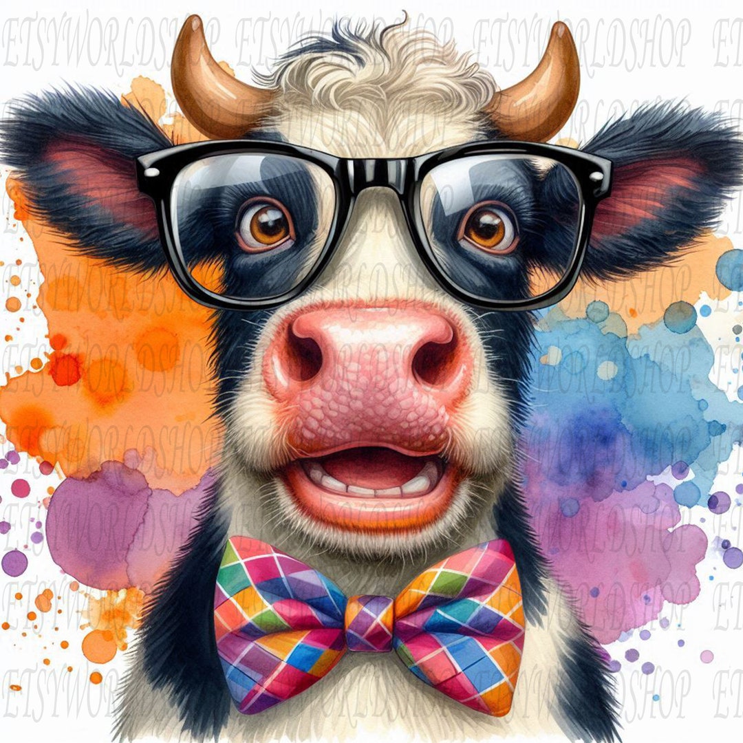 Cute and Crazy Cow Clipart,cow Clipart Png,funny Cow Clipart,cute ...