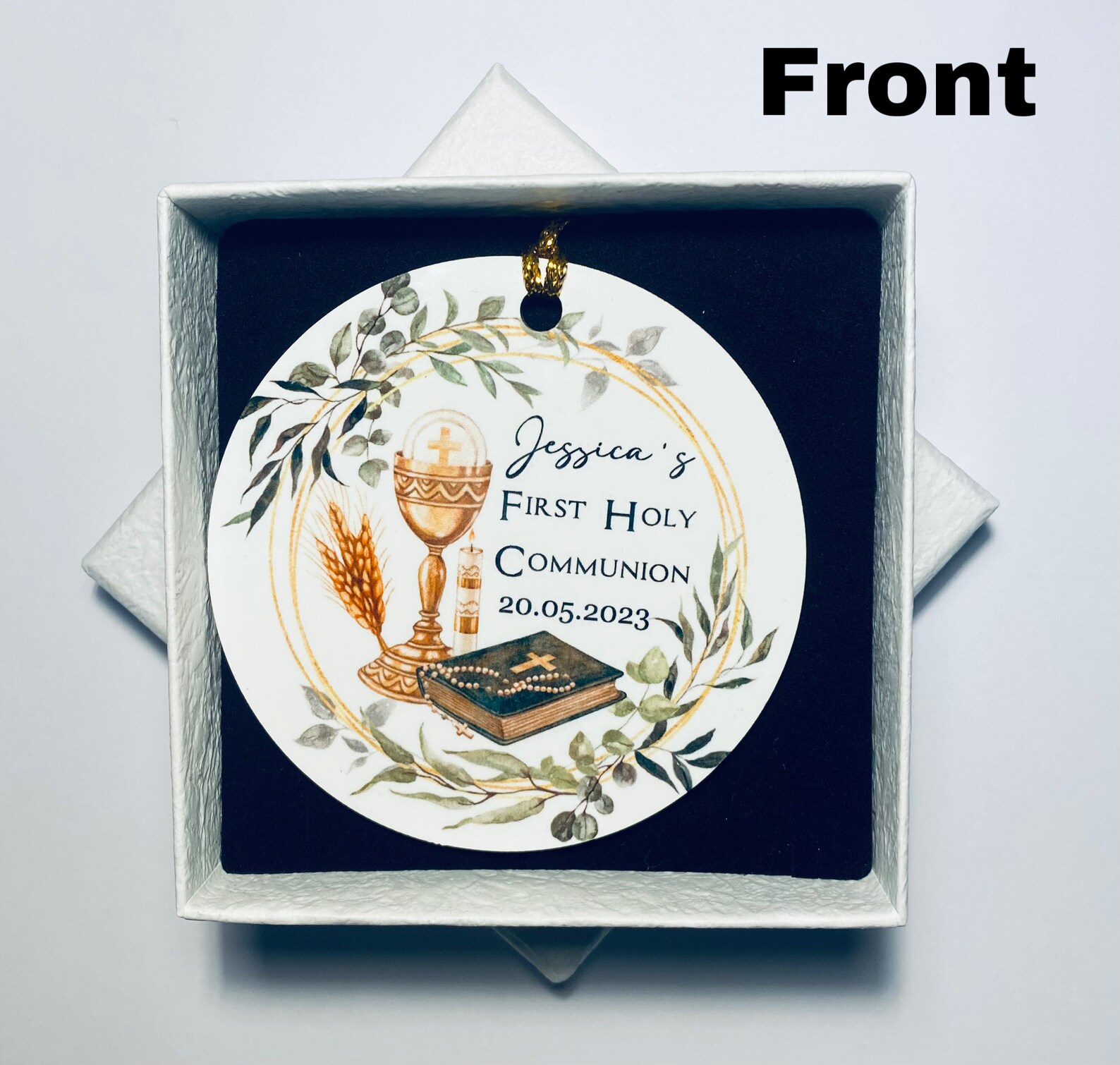 Personalized First Holy Communion Ornament | Keepsake Gift - Etsy