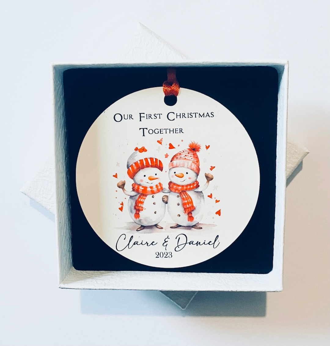 First Christmas Together| Personalised Christmasornament| Couple ...