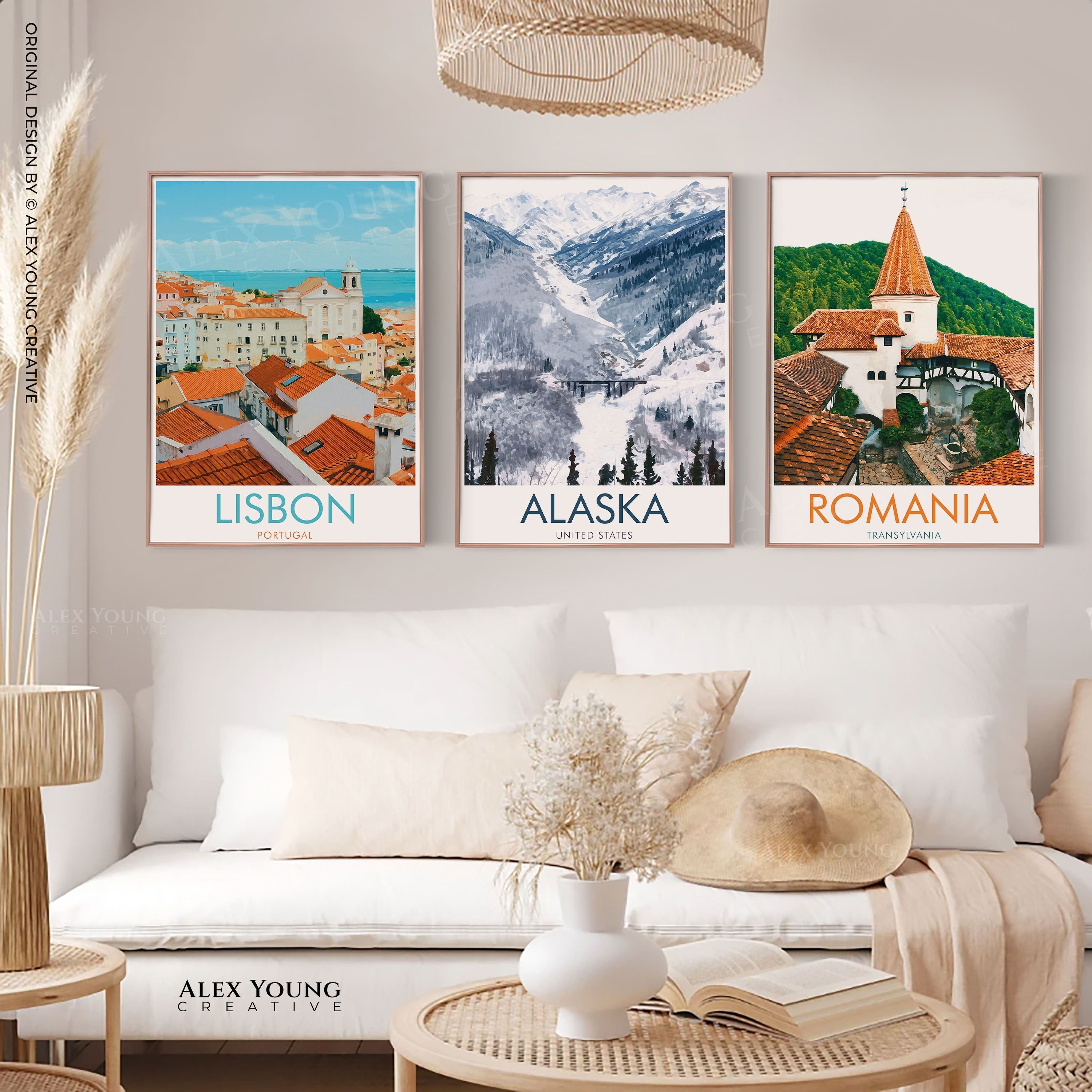 Romania Minimalist Print, Romania Wall Art, Romania Poster, Romania ...