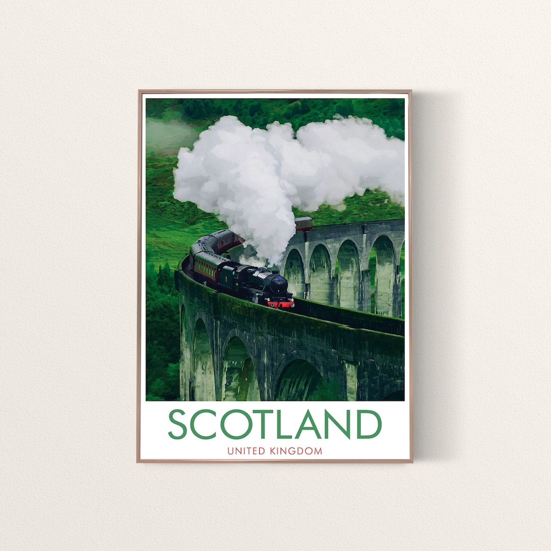 Scotland Minimalist Poster, Scotland Print, Scotland Travel Poster ...