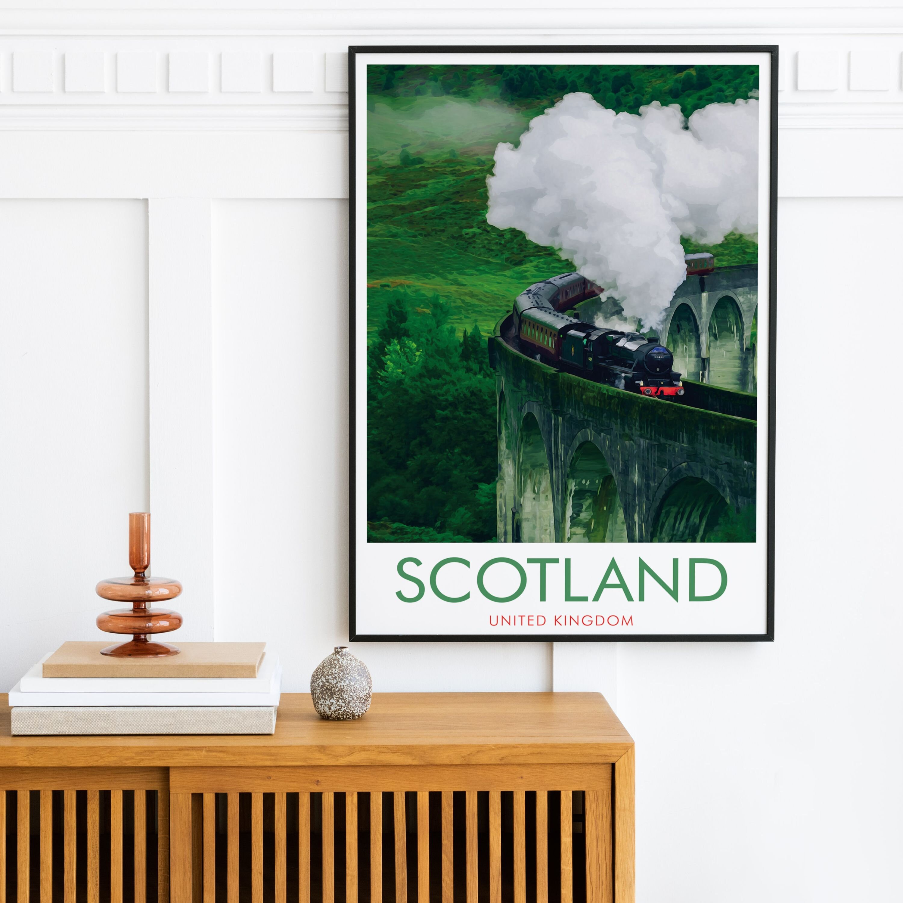 Scotland Minimalist Poster, Scotland Print, Scotland Travel Poster ...