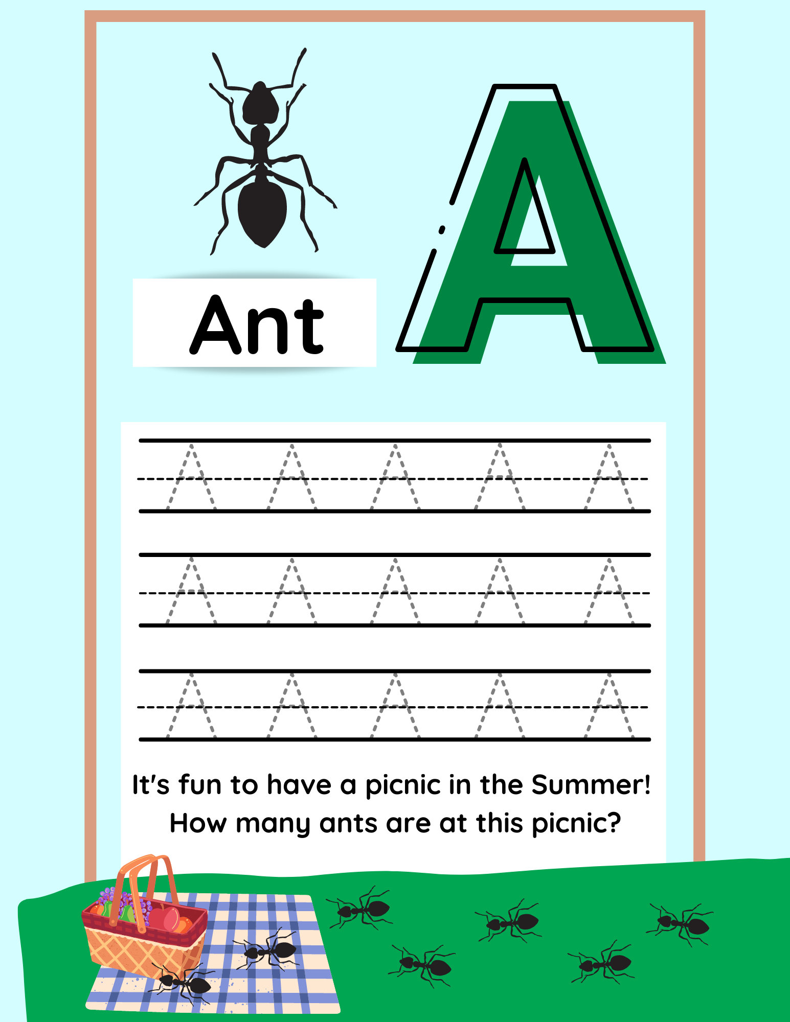 60 Pages Letter Tracing Printables, Handwriting Practice, Activity Book ...