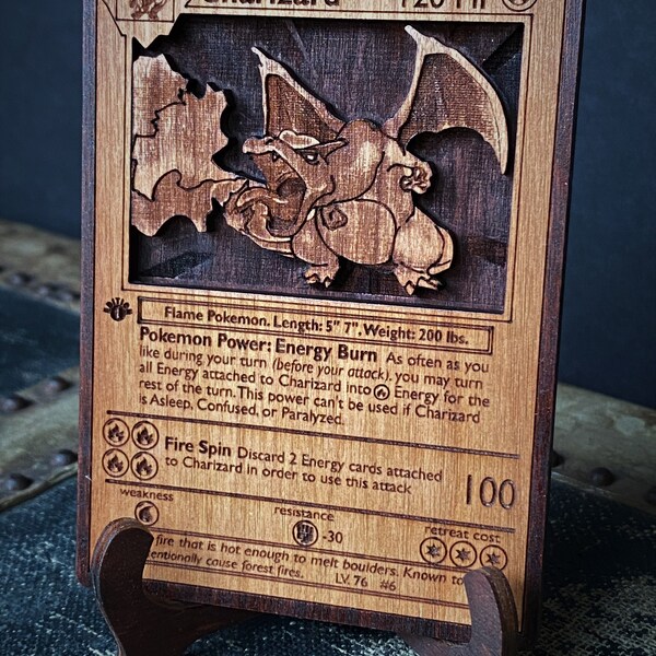 Wood Trading Cards - Etsy