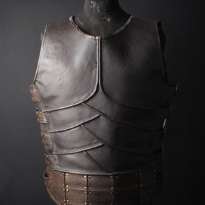 Larp Leather Armor Costume for Dnd and Medieval Events Handmade Armour ...