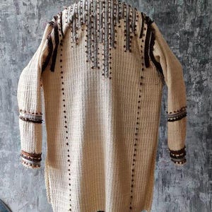 Floki Wedding White Tunic; Viking Fabric Shirt for LARP; Floki Medieval ...