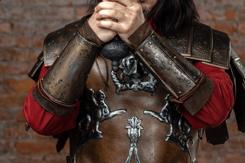 Gladiator Maximus Costume Leather Armor for LARP and Medieval - Etsy