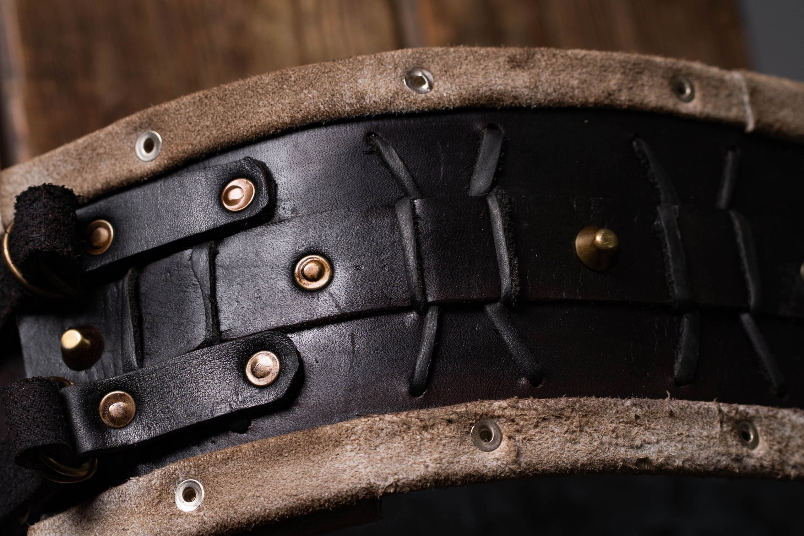 Viking Belt ivar Medieval Leather Wide Black Belt - Etsy