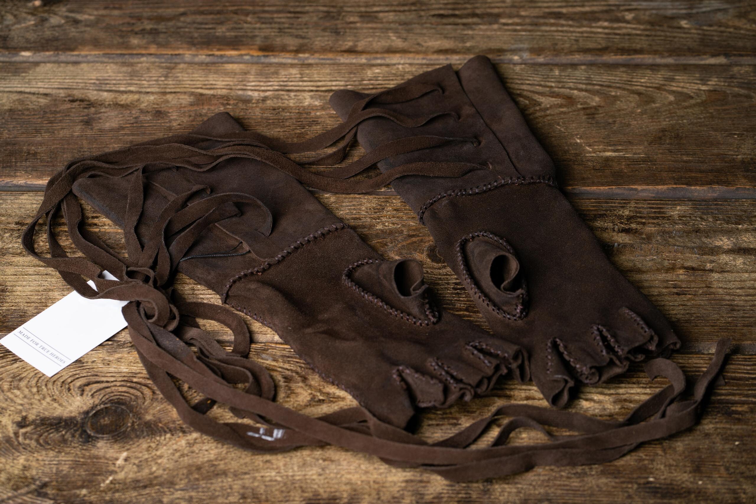 Medieval Fingerless Gloves Handmade Renaissance Gauntlets - Etsy