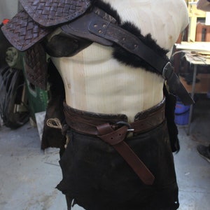 Kratos Pauldron (god of War); Cosplay Leather Shoulder for LARP and ...