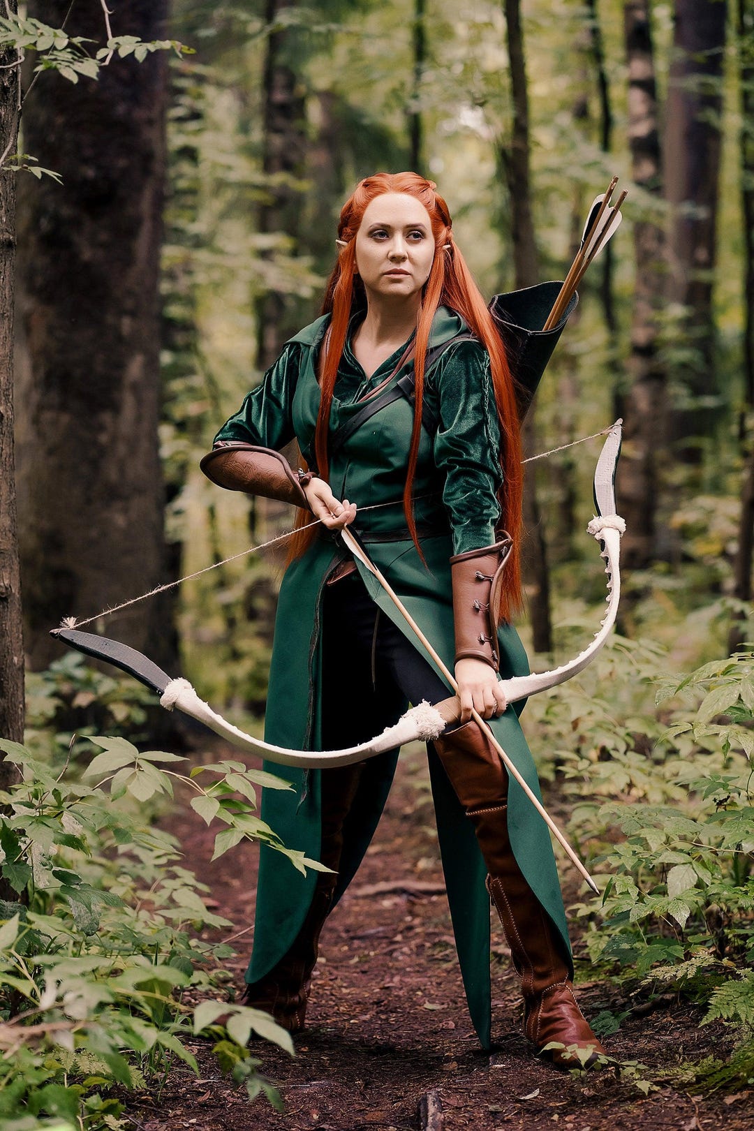 Tauriel Costume the Hobbit Cosplay Costume for LARP and LOTR Events ...