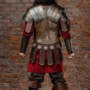 Gladiator Maximus Costume Leather Armor for LARP and Medieval Events ...