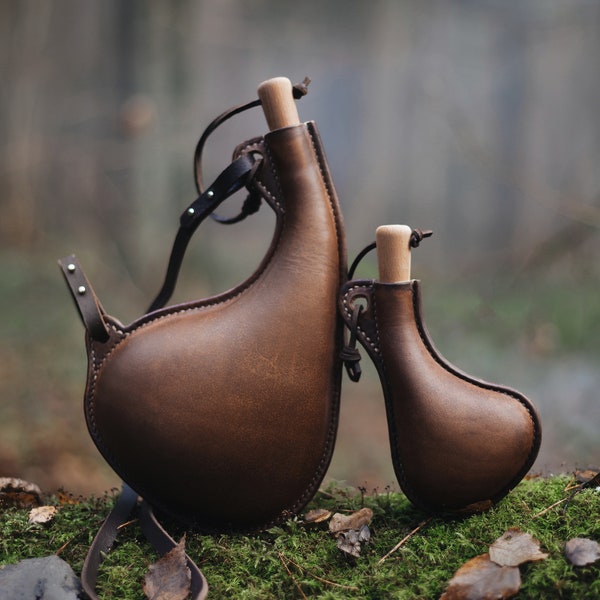 Leather Waterskin - Etsy
