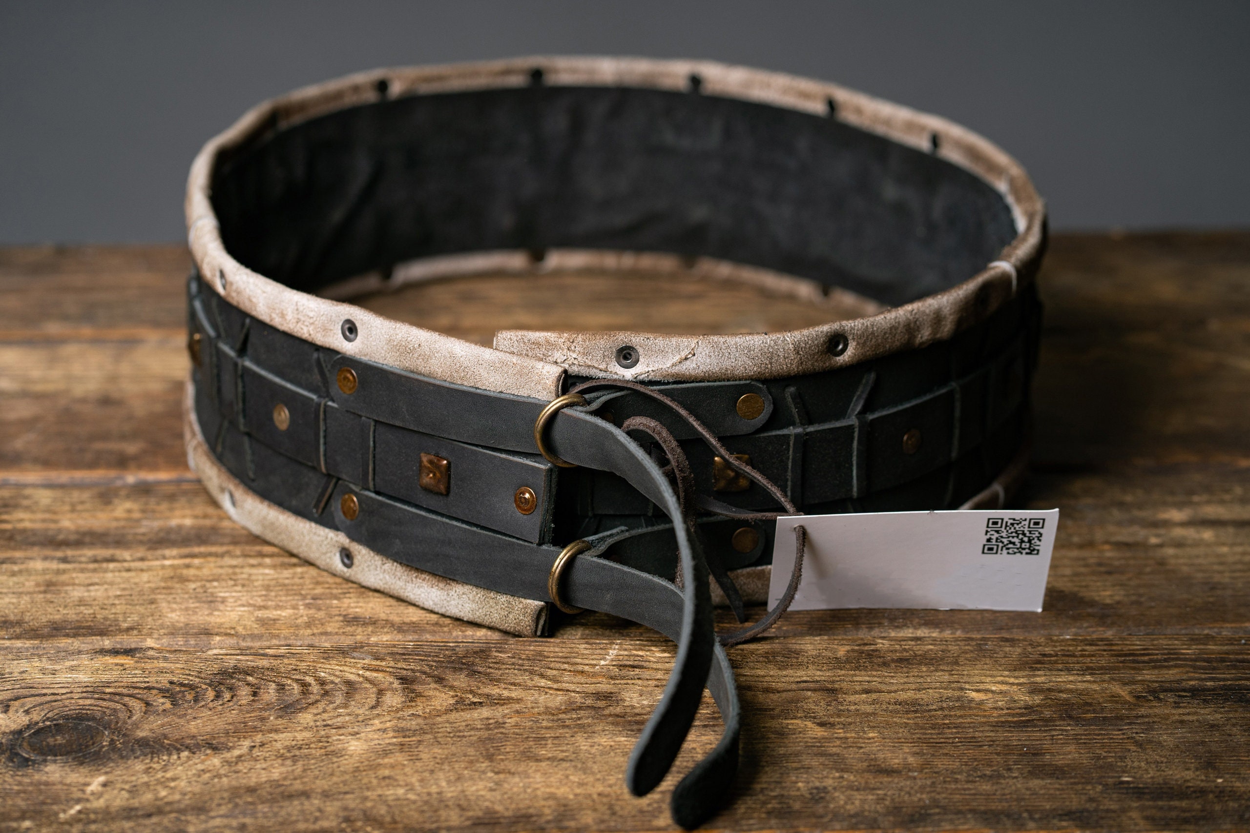 Viking Belt ivar Medieval Leather Wide Black Belt - Etsy