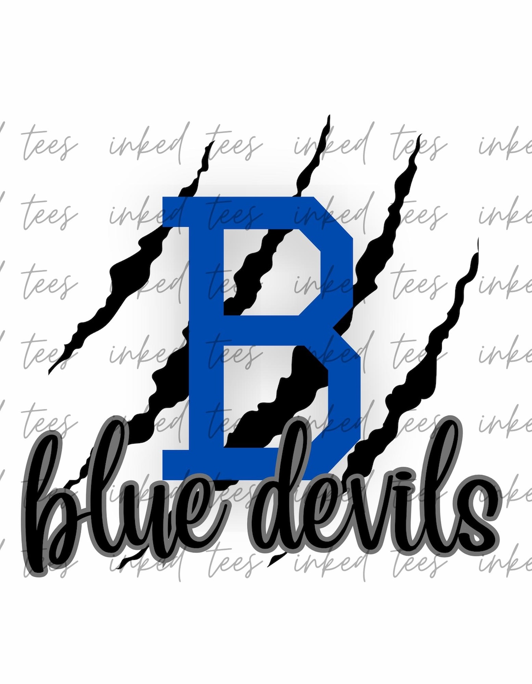 Blue Devils, Blue Devils Png, Devils Png - Etsy