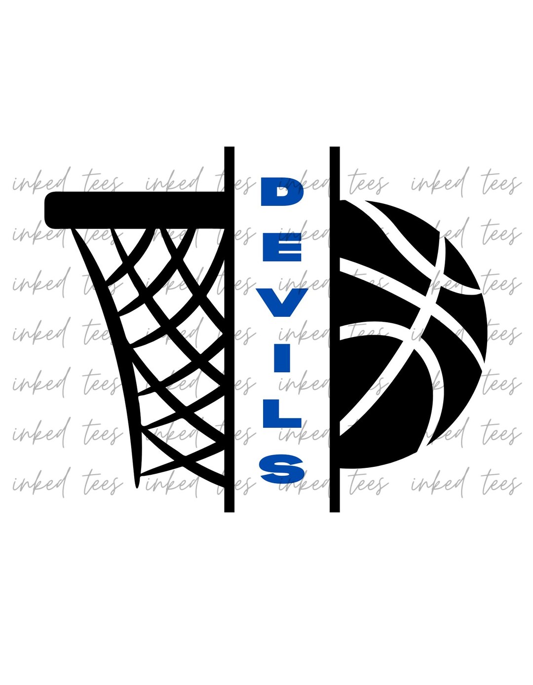 Blue Devils Basketball Png, Blue Devils Png, Basketball Png - Etsy