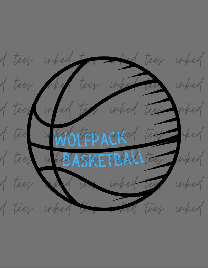 Wolfpack Basketball Png, Wolfpack Png, Basketball Png - Etsy