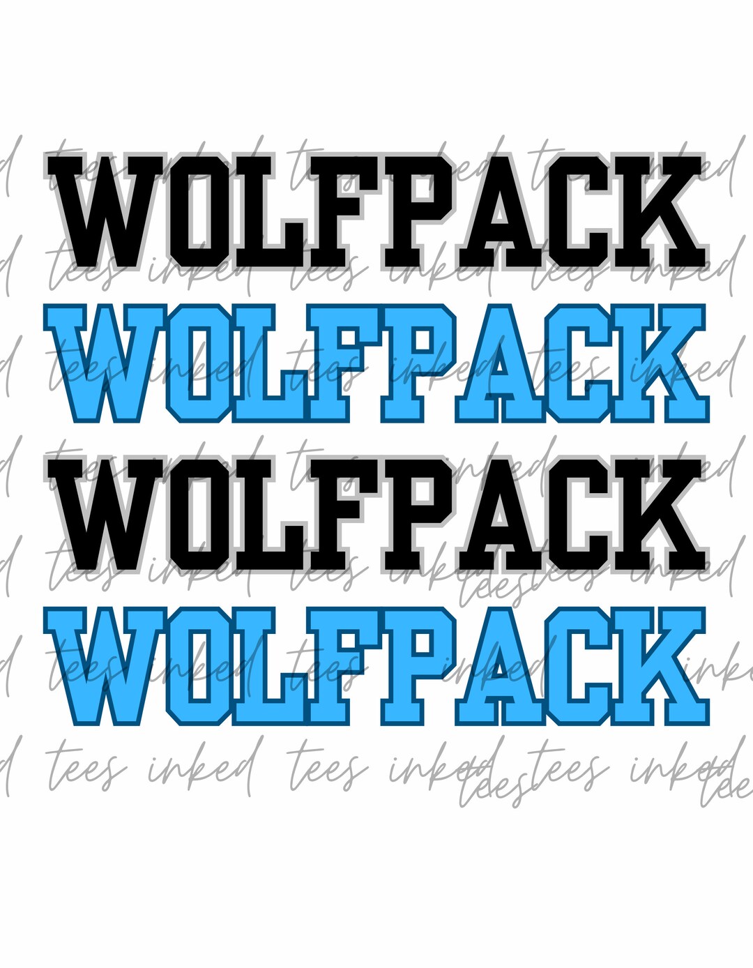 Wolfpack, Wolfpack Png - Etsy