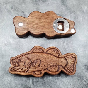 Wood Bottle Opener - Bass - Etsy