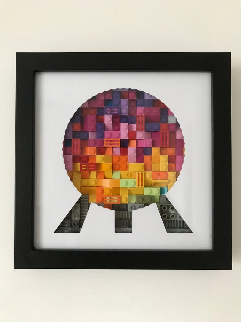 Lego® Brick Art of EPCOT Ball - Etsy