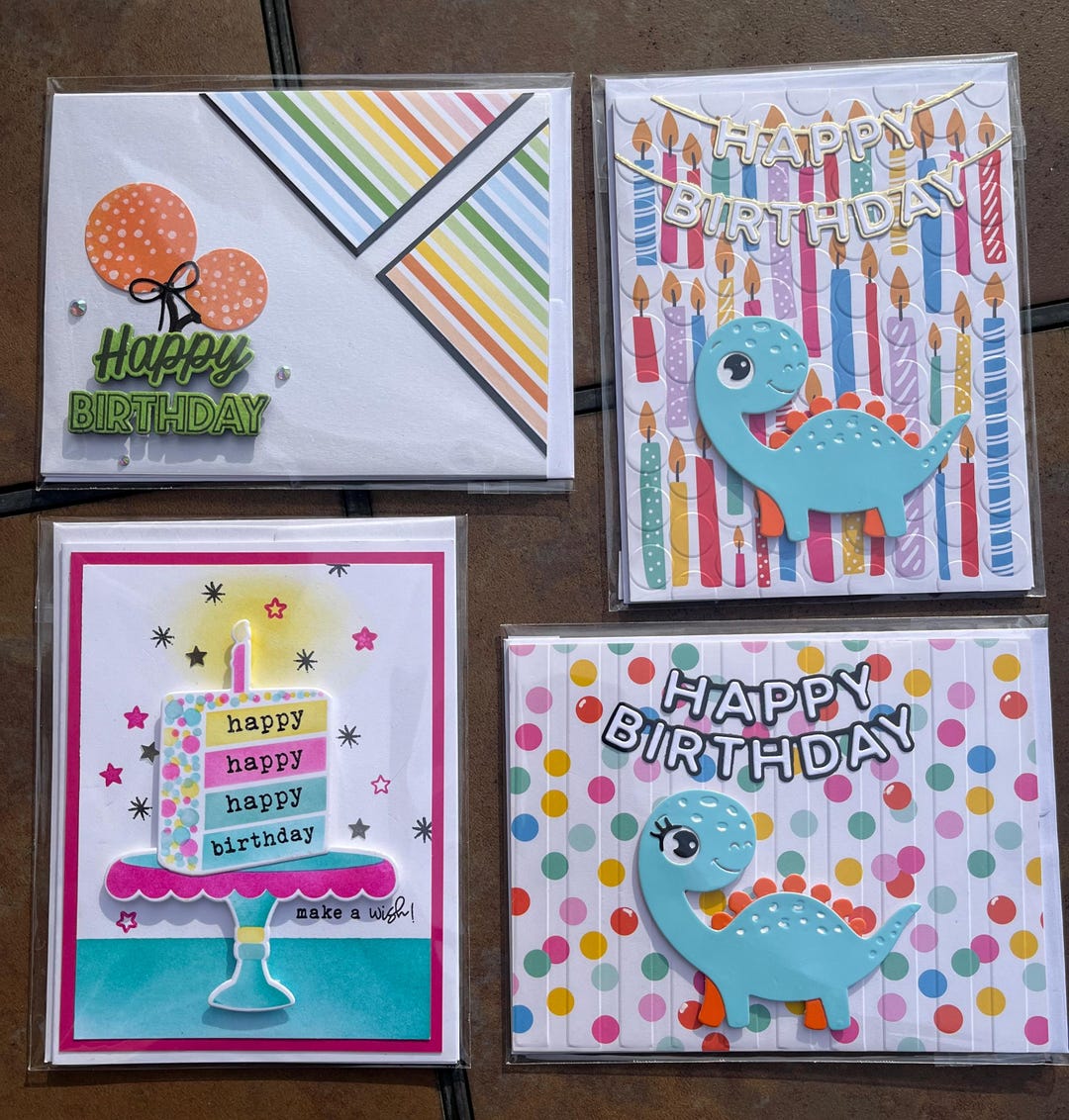 Happy Birthday Cards Set B - Etsy