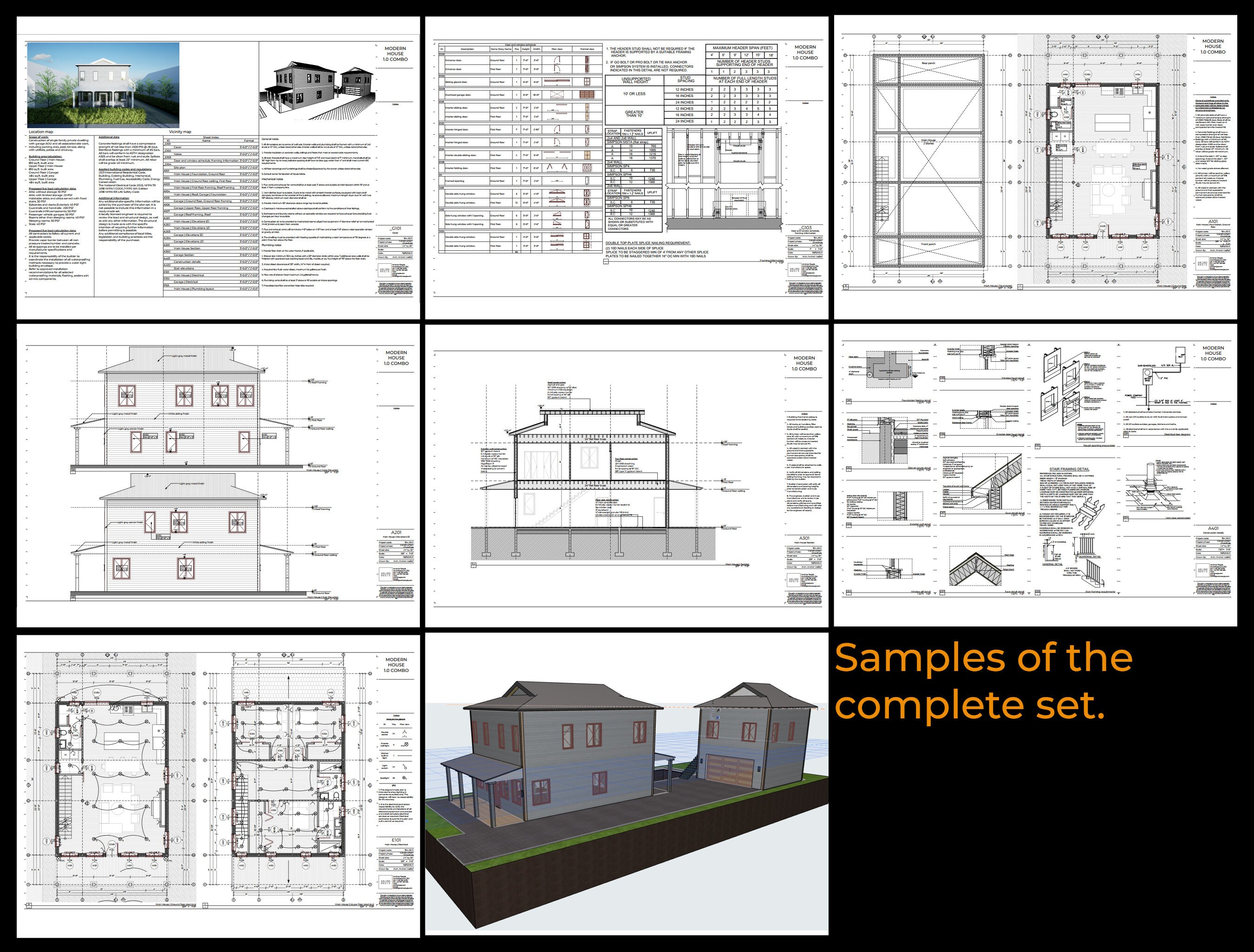 3 Bedroom House Plan 26' X 36' 1620 Sq.ft. 2 Story House Plans DWG File ...